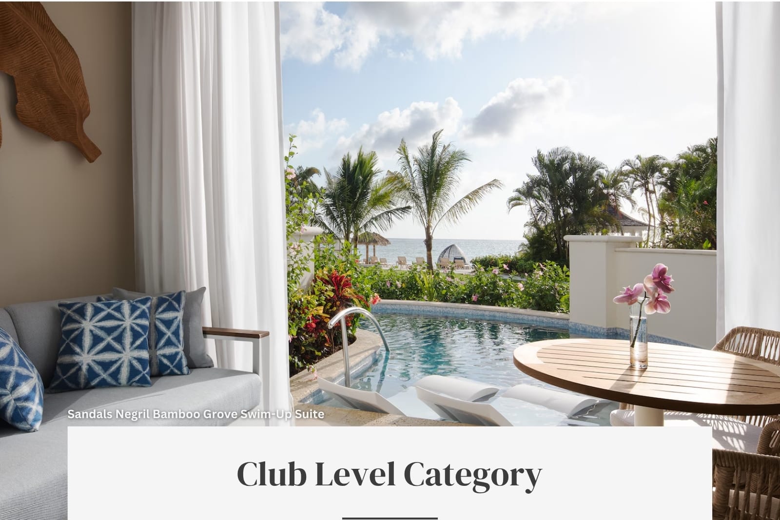 Sandals Room Categories: Club Level Vs Butler Vs Luxury